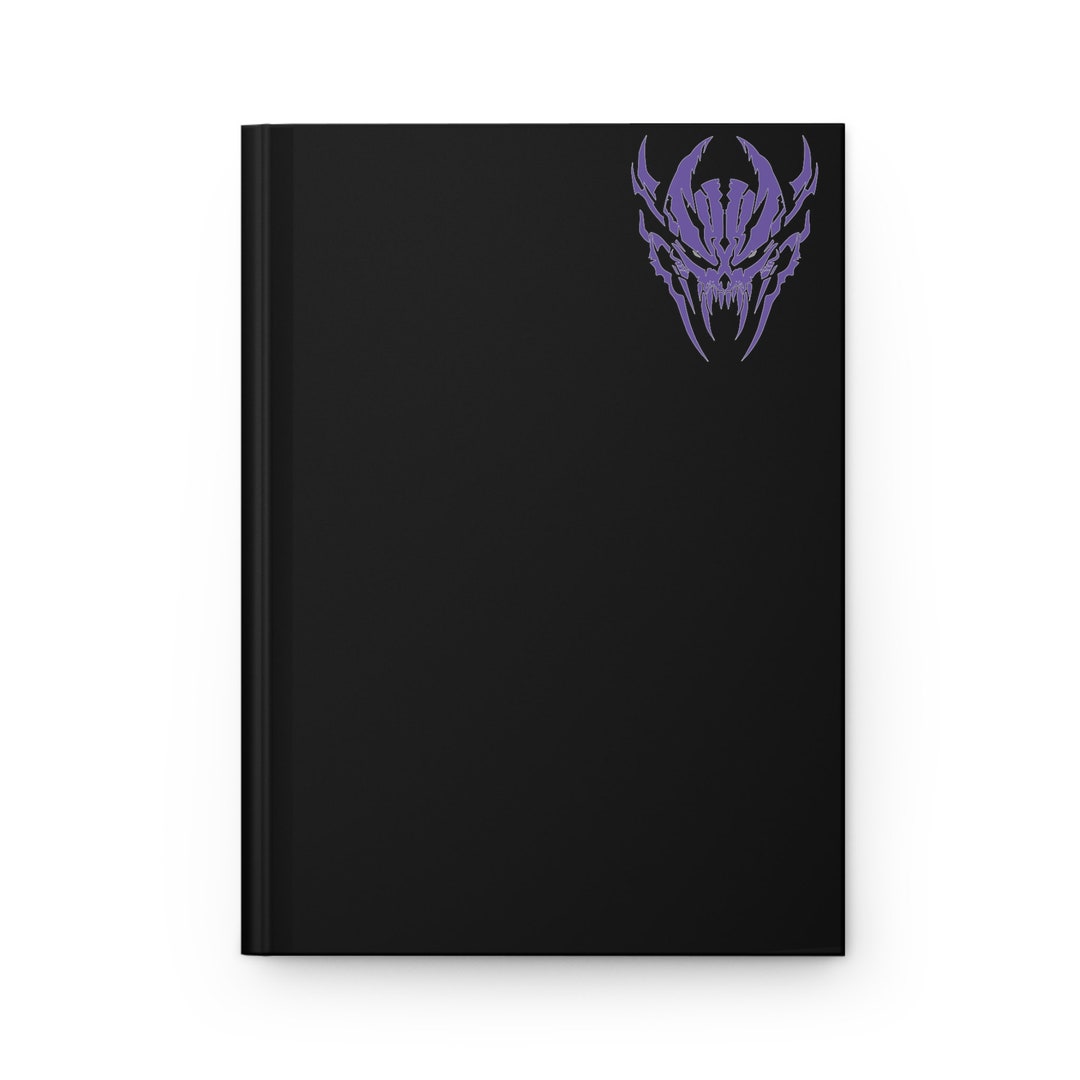 Vampire Skull Logo Notebook, Cyber Skull Logo, Cool Gift Idea ...