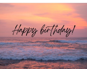 Sunset Waves Sticker - Etsy