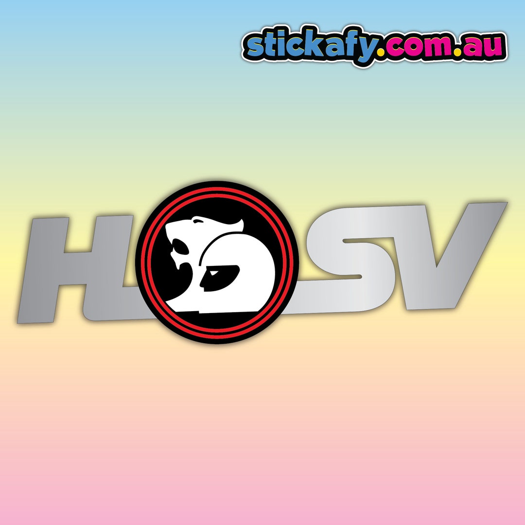HSV Holden Special Vehicle Sticker - Waterproof Vinyl Sticker | Aussie ...