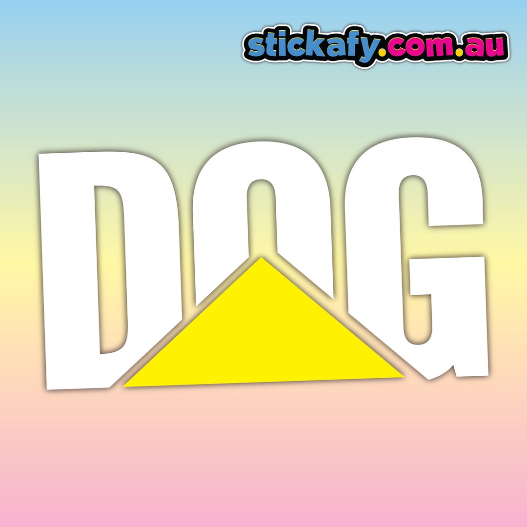 DOG CAT Meme - Waterproof Vinyl Sticker | Aussie Funny Meme Bogan ...