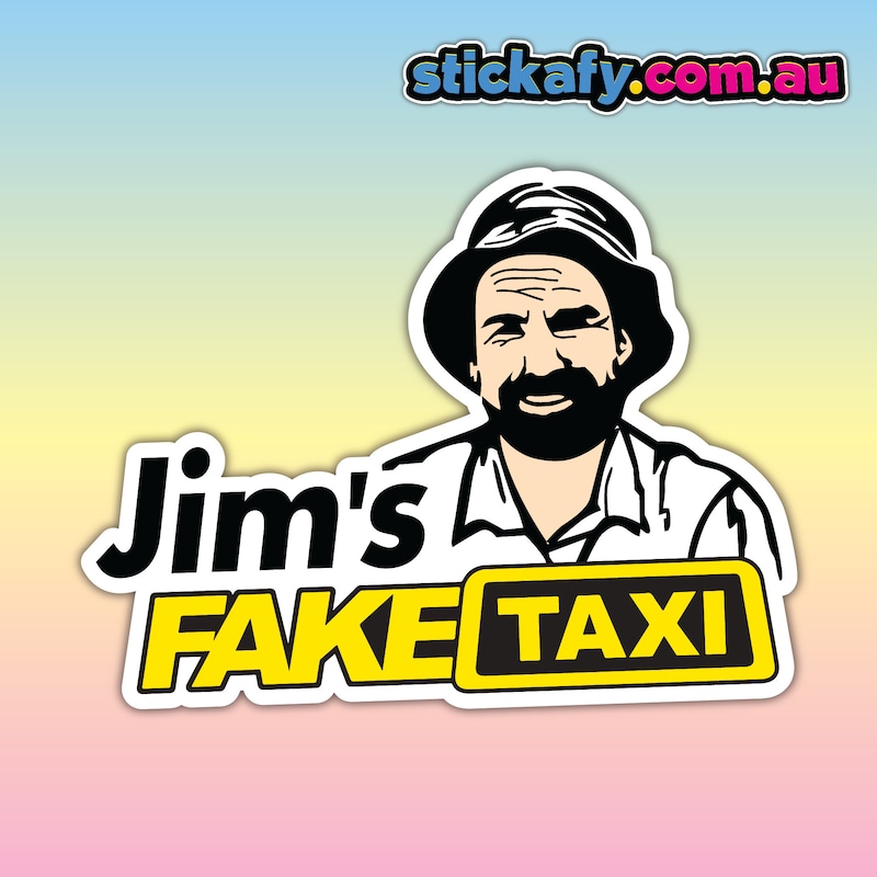 Fake Taxi Sticker for Car - Etsy