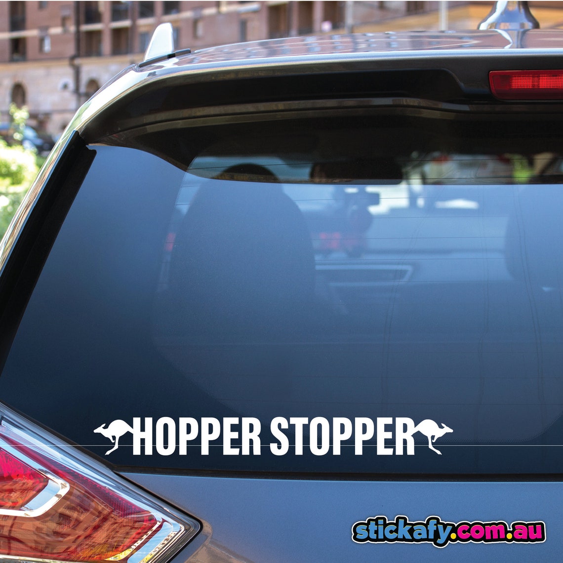 Hopper Stopper Sticker Waterproof Vinyl Sticker Aussie Funny Meme Bogan ...