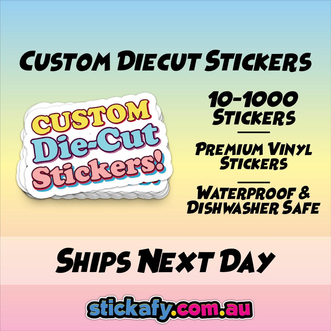 Custom Vinyl Stickers / Die Cut Stickers / Logo Stickers / Business ...