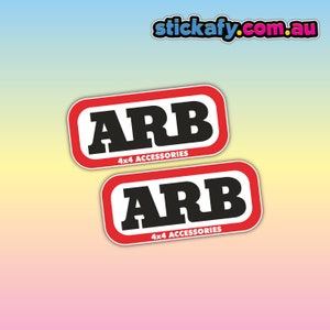 ARB 4x4 Accessories 2 Stickers per Order - Waterproof Vinyl Sticker ...