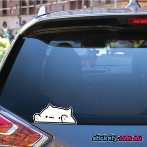Bongo Cat - Waterproof Vinyl Sticker | Aussie Funny Meme Bogan ...