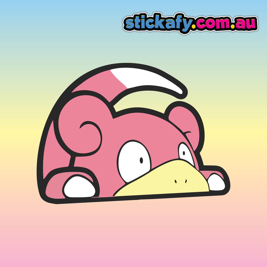 Slowpoke Sticker - Waterproof Vinyl Sticker | Aussie Funny Meme Bogan ...