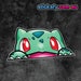 Bulbasaur Cute Peeking Sticker - Waterproof Vinyl Sticker | Aussie ...