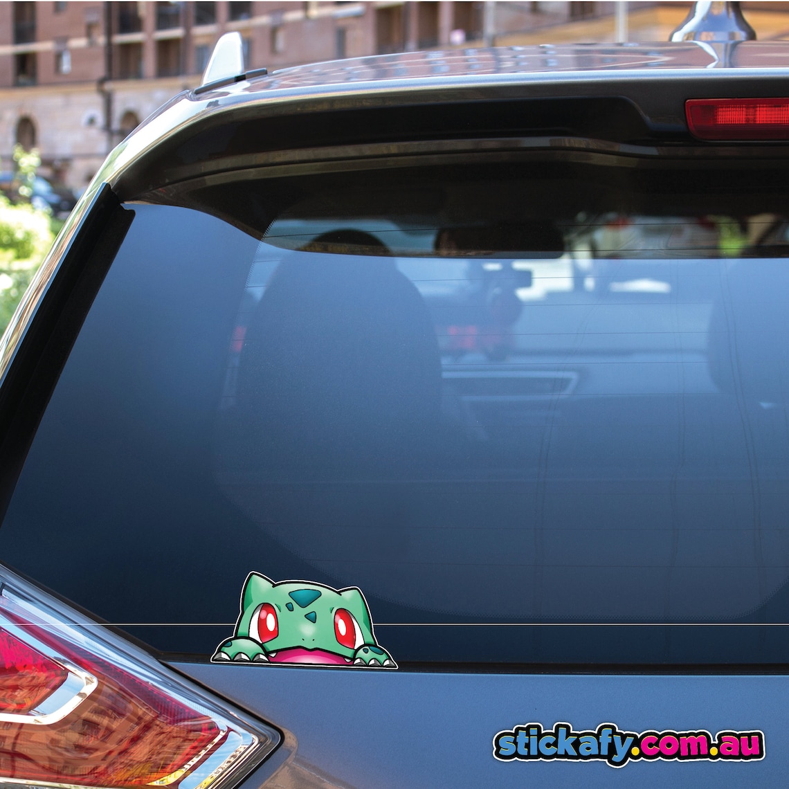 Bulbasaur Cute Peeking Sticker - Waterproof Vinyl Sticker | Aussie ...