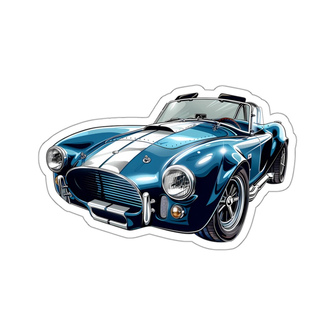 1965 Shelby Cobra Jet 428 Vinyl Sticker, Waterproof Sticker, Custom ...