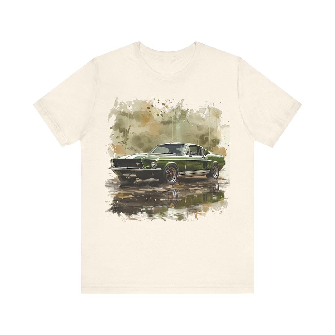 Muscle Car Tshirt, 1968 Mustang Fastback, Gift for Car Guy, Gift for ...