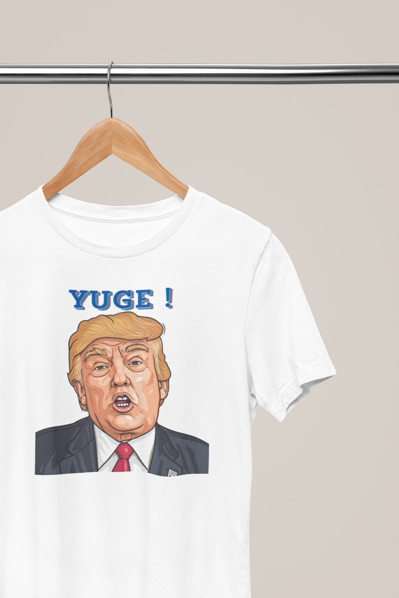 Trump Yuge Political Humor Tshirt, Funny Tshirt, Car Guy Shirt, Adult ...