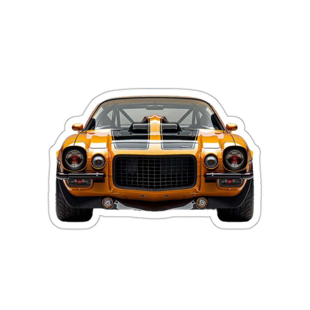 1973 Camaro Vinyl Sticker, Vinyl Sticker, Waterproof Sticker, Custom ...