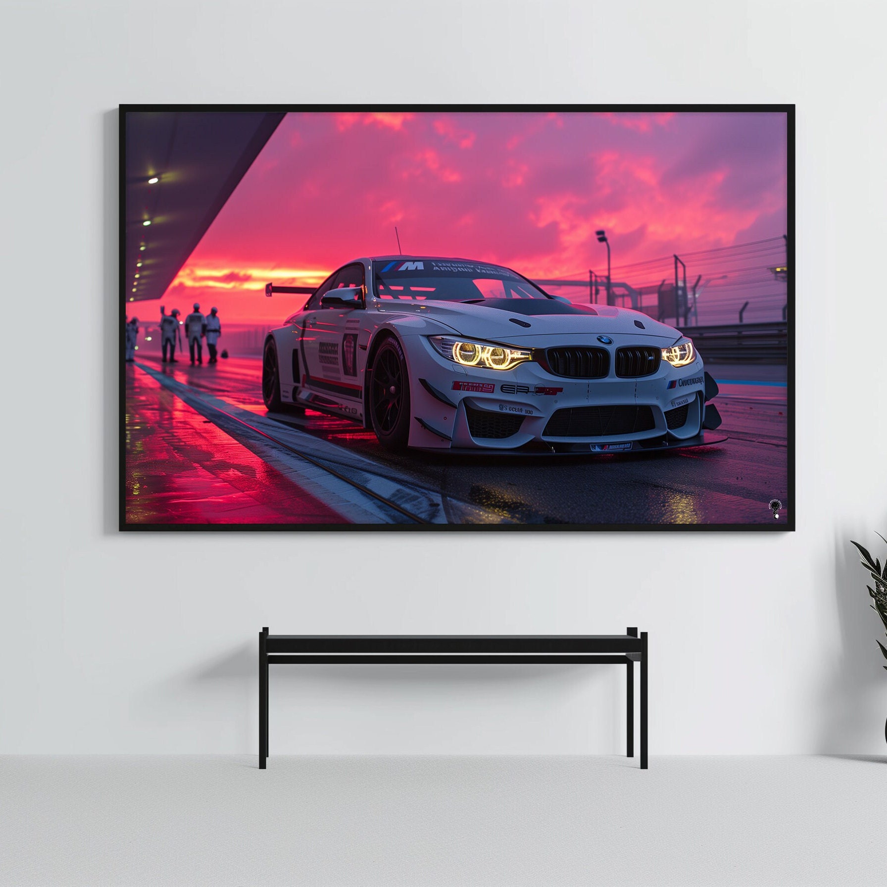 BMW M4: Classy Sports Car Poster | Carculture Wallart Print | M Power ...