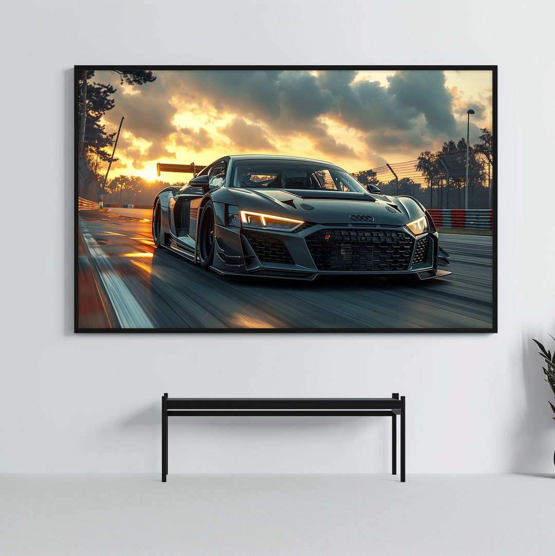 Audi R8: Classy Sports Car Poster | Carculture Wallart Print | Audi ...