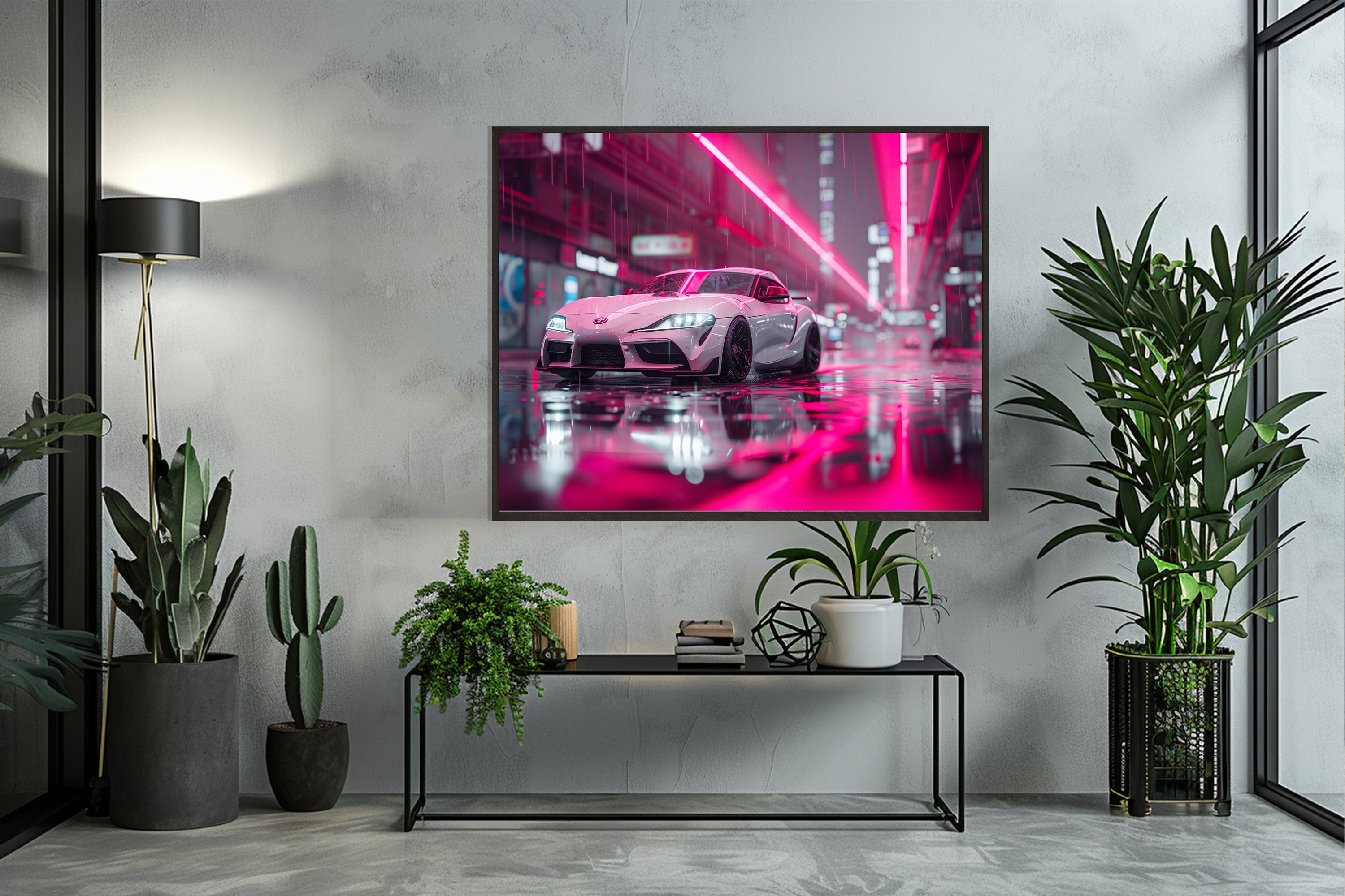 Digital Toyota GR Supra: Racing Car Poster Carculture Digital Art JDM ...