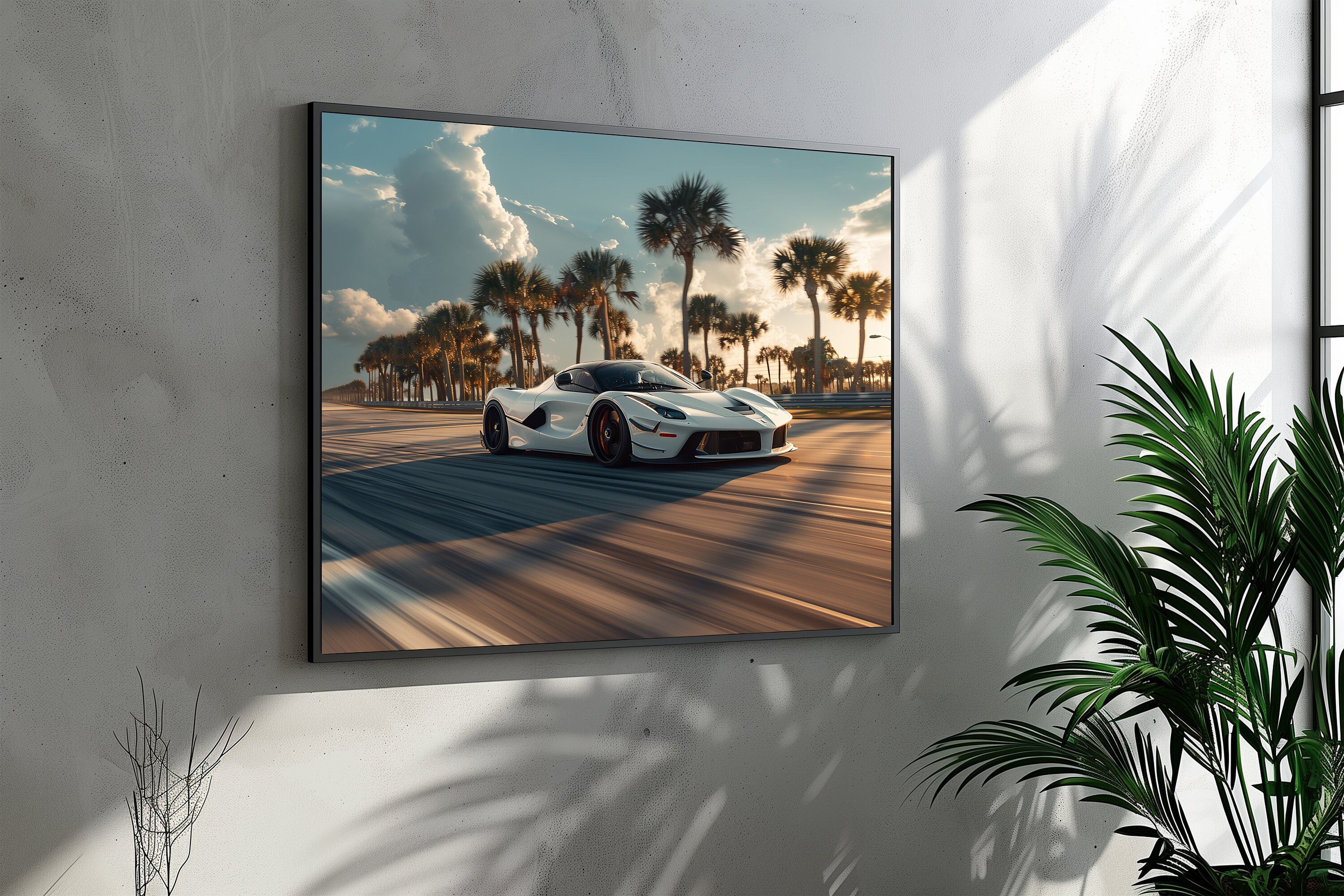 Digital Ferrari Laferrari Poster Hyper Car Art Print Digital Download ...