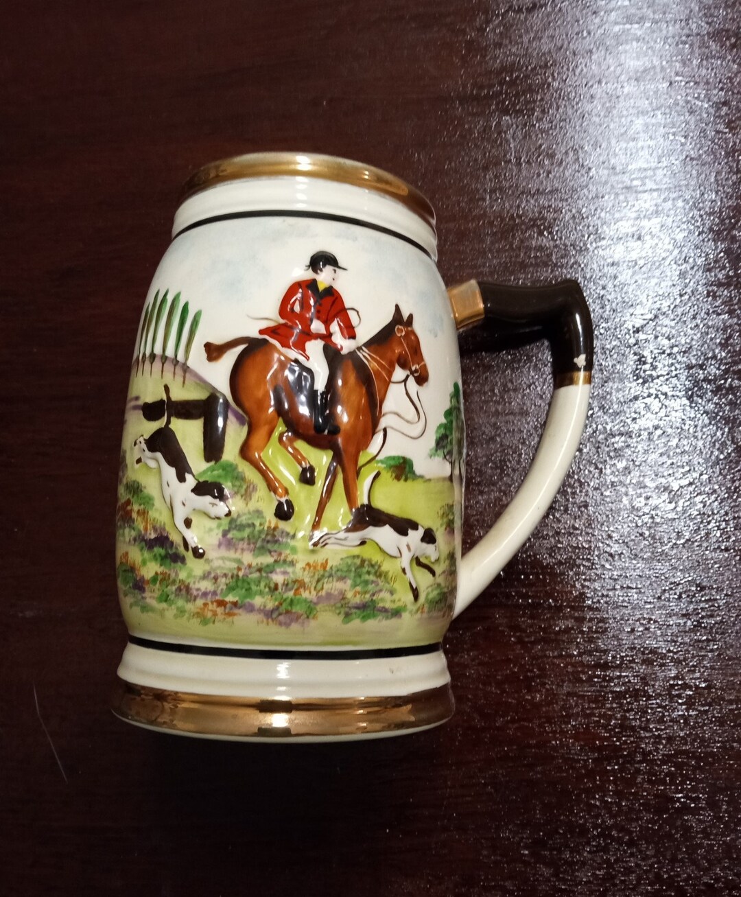 Sylvan Vintage Pottery Musical Tankard - Etsy