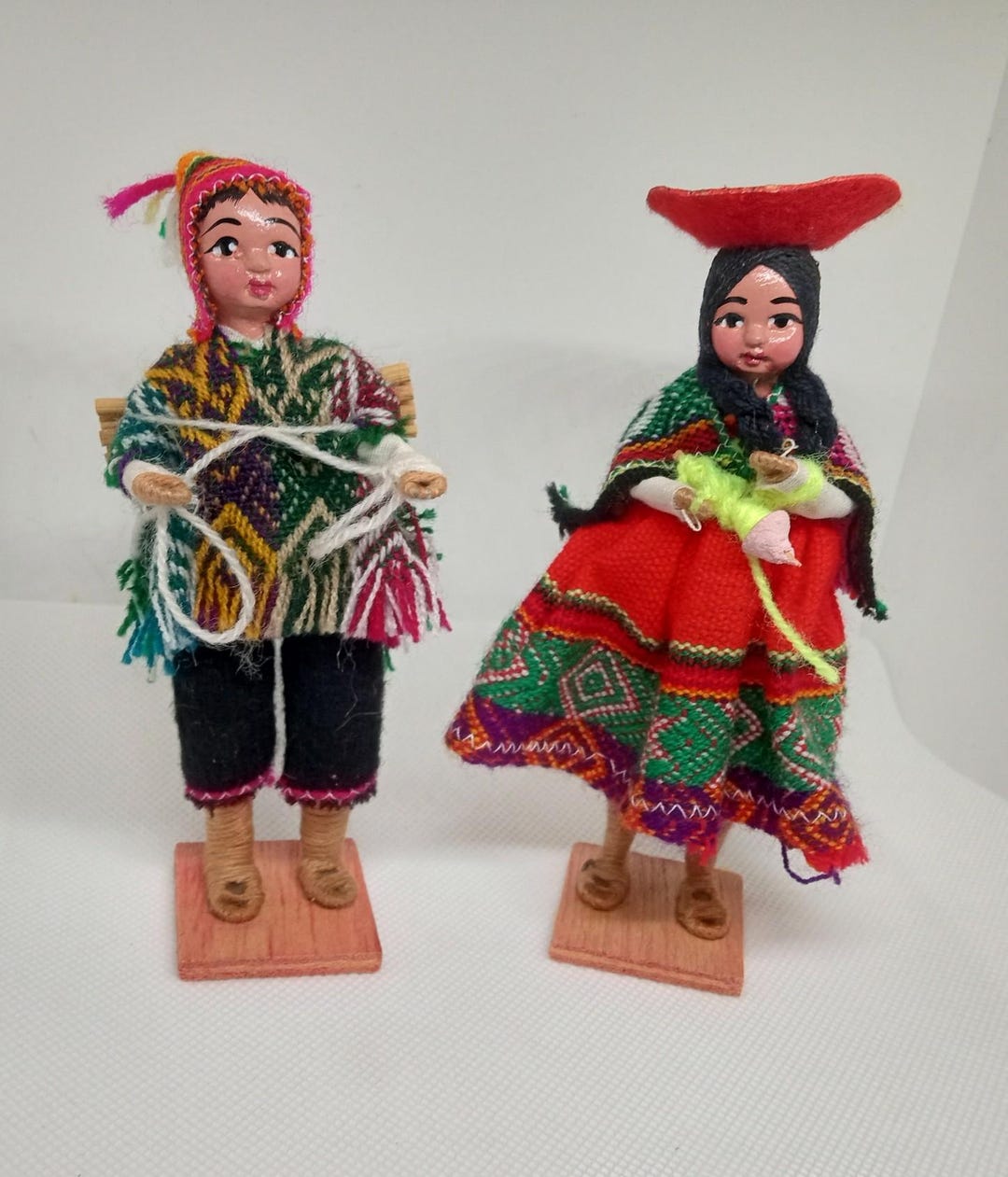 Peru Art Dolls Boy and Girl - Etsy
