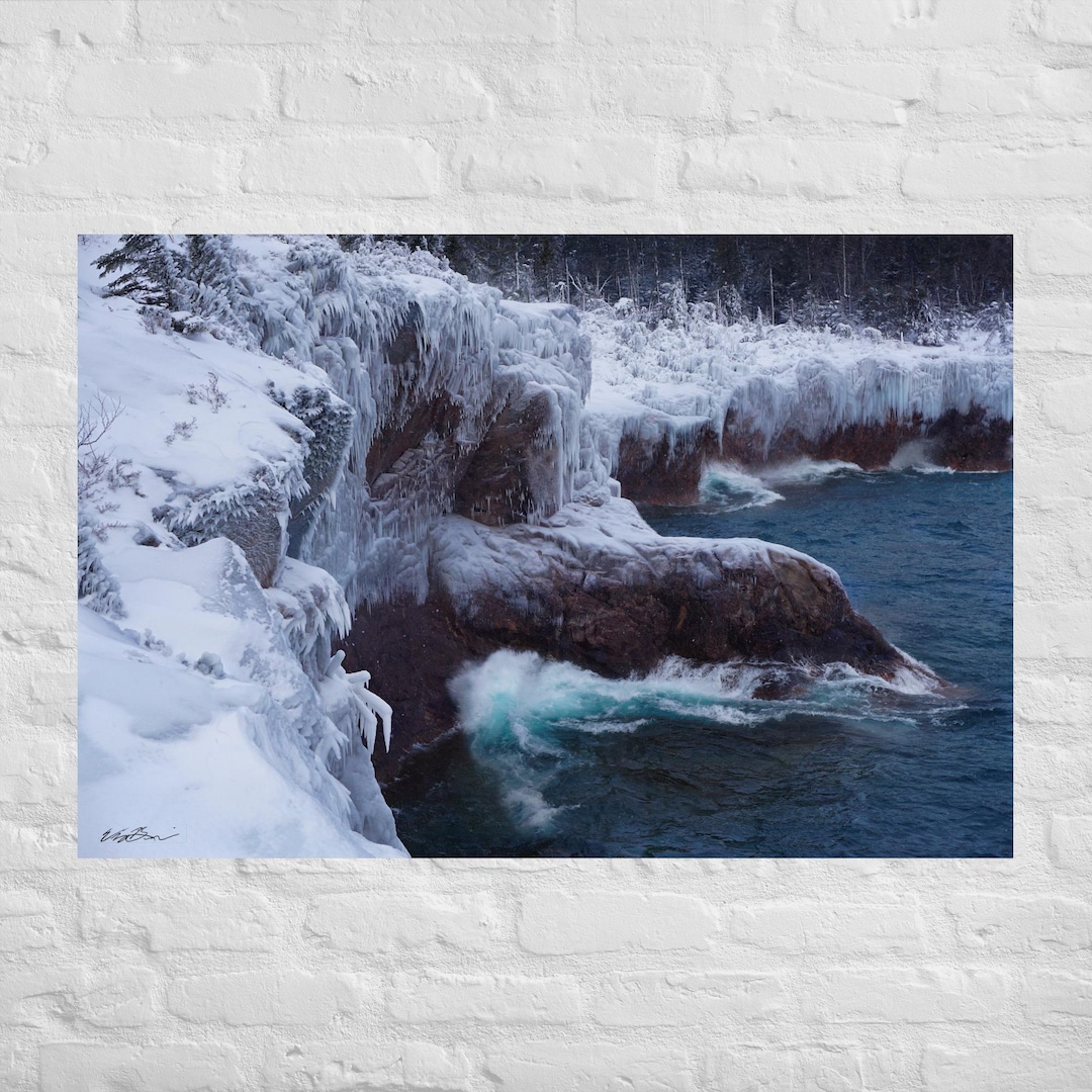 Lake Superior Photography, North Shore Horizontal Canvas, Minnesota ...
