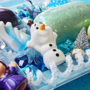 Frozen Inspired Playdough Sensory Kit Elsa and Anna Activity Play Doh ...