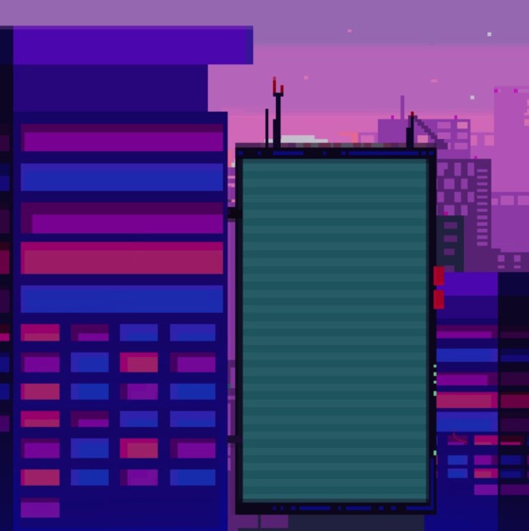 Custom Neo Tokyo Pixel Art Background Drawing - Etsy