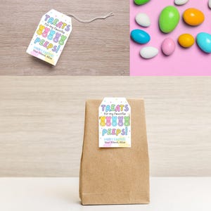 Personalized Easter Gift Tags Printable, Editable Easter Tags for ...