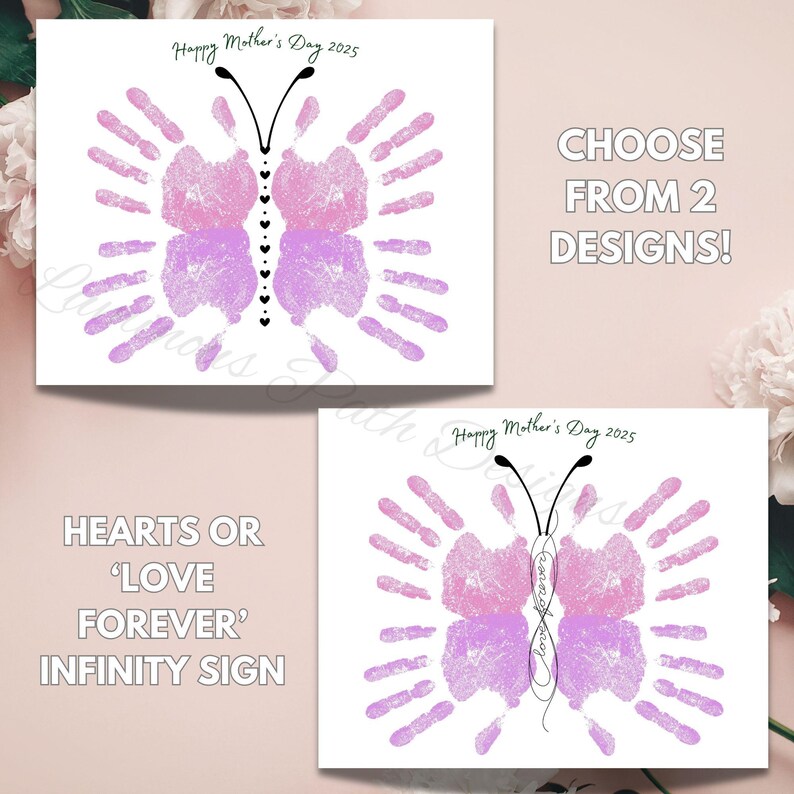 Mother's Day Handprint Craft for Kids, Mother's Day Gift, Fun DIY ...