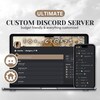 Baby Blue Discord Server Template 50 Roles 25 Channels Cozy , Cute ...