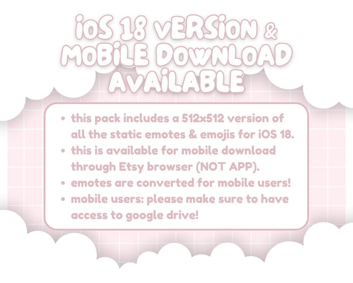 400 PINK EMOTES | for Discord, Twitch and Ios 18 | Cute & Coquette ...