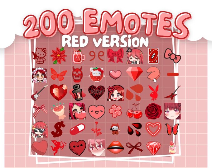 200 LIGHT BLUE EMOTES Pack | for Discord and Twitch | Cute & Kawaii ...