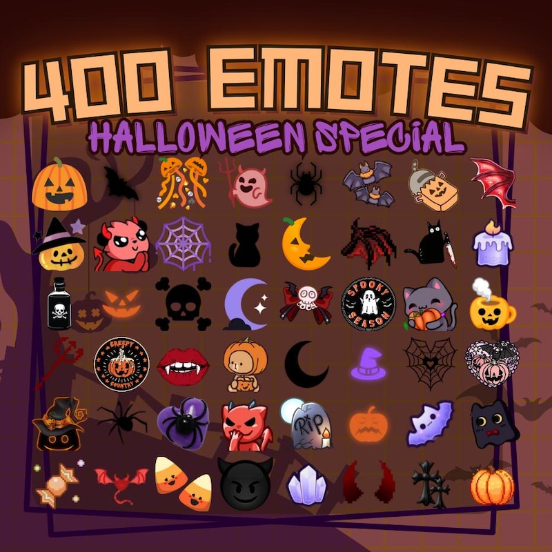 Purple ghost twitch emotes - Etsy.de