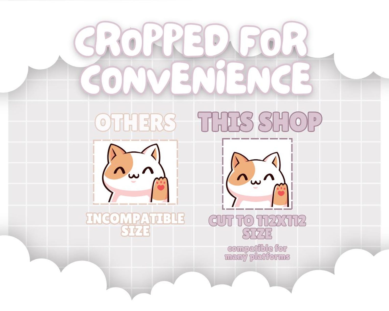 200 WHITE EMOTES PACK | for Discord and Twitch | Cute & Kawaii ...