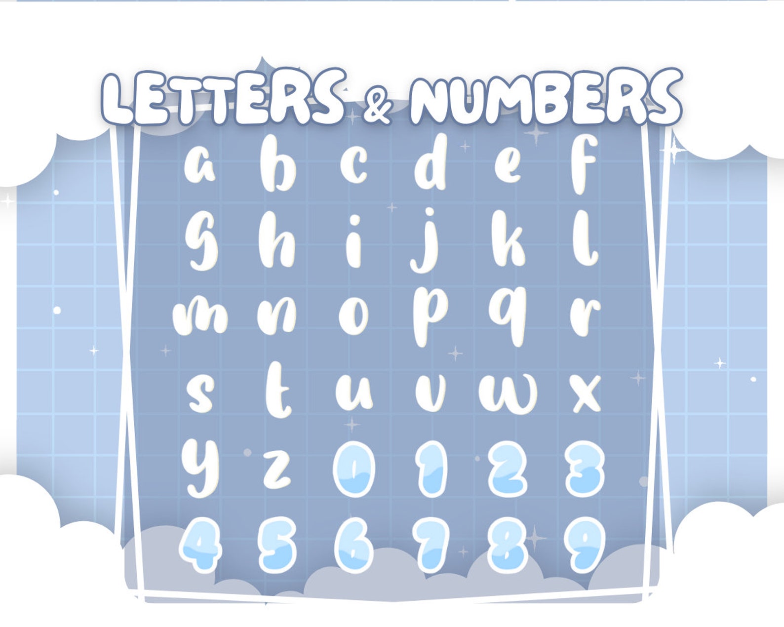 200 LIGHT BLUE EMOTES Pack | for Discord and Twitch | Cute & Kawaii ...