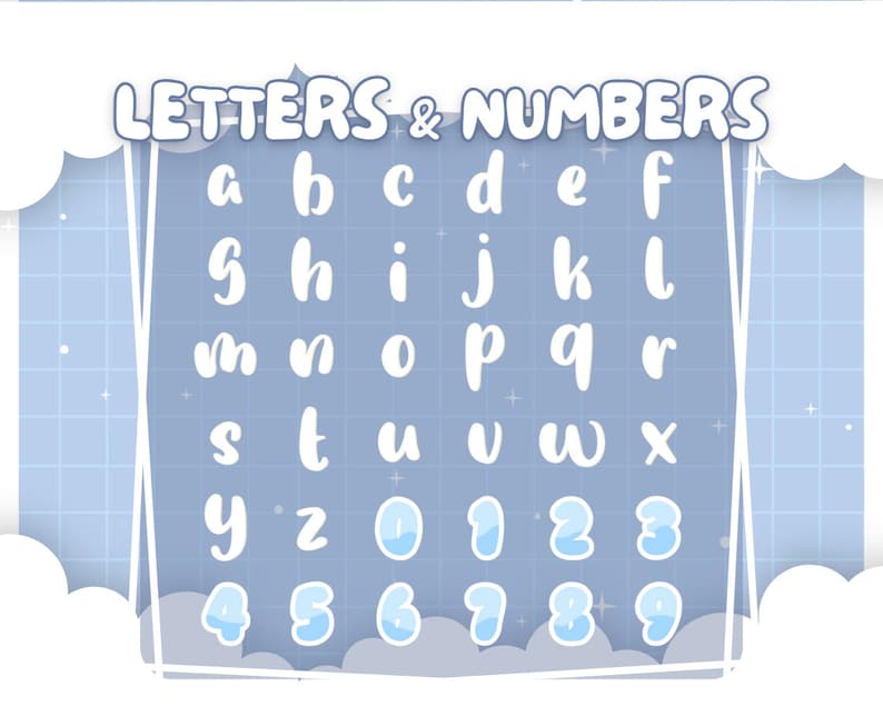 200 LIGHT BLUE EMOTES Pack | for Discord and Twitch | Cute & Kawaii ...