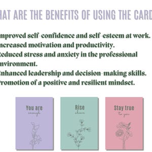 54 Positive Affirmation Cards for Confidence and Self-esteem Boost ...