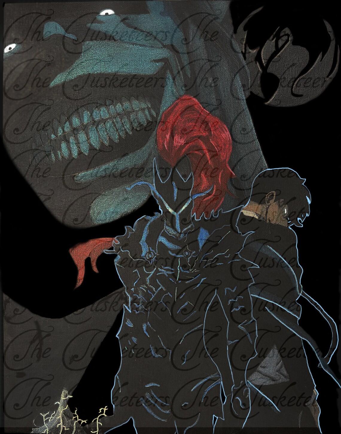 Solo Leveling- Jinwoo and Igris Print - Etsy