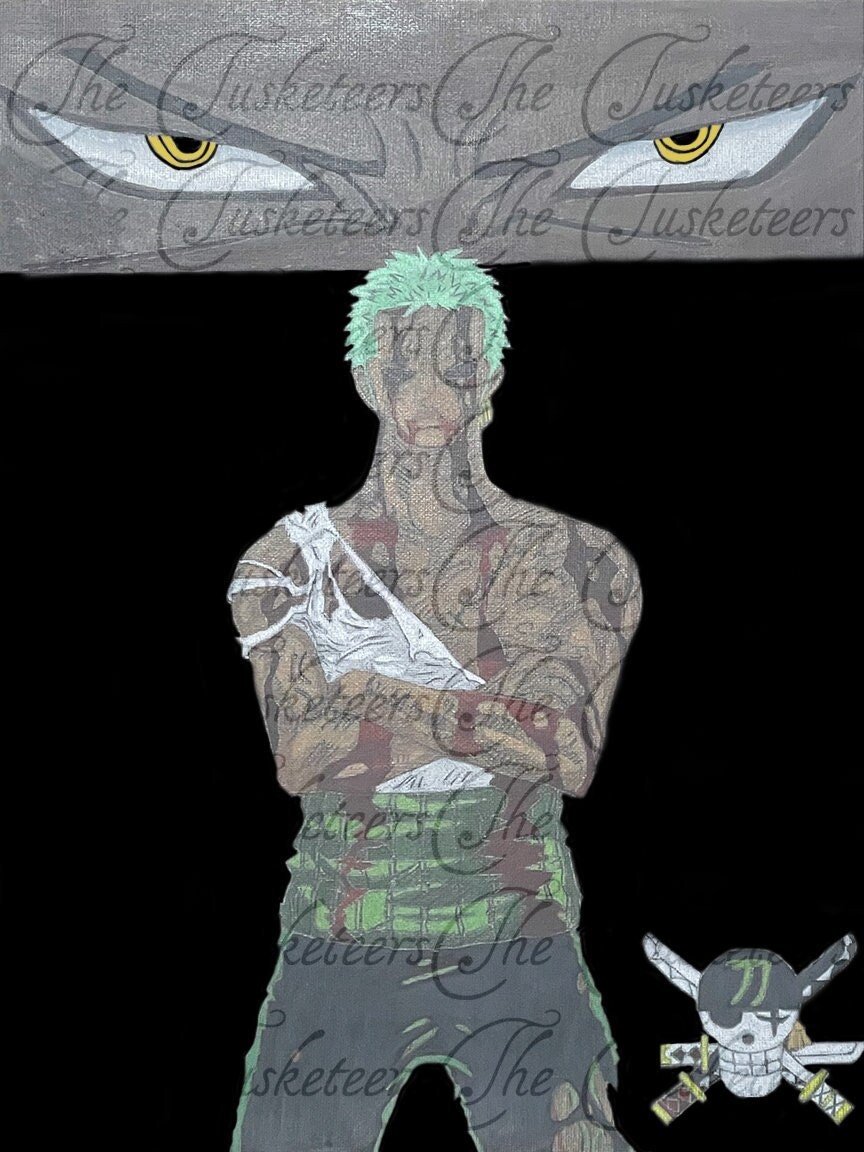 One Piece Zoro Print - Etsy