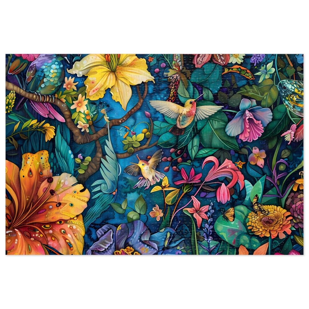 Wildflower Jigsaw Puzzle for Adult/teens - Perfect Gift for Puzzle ...