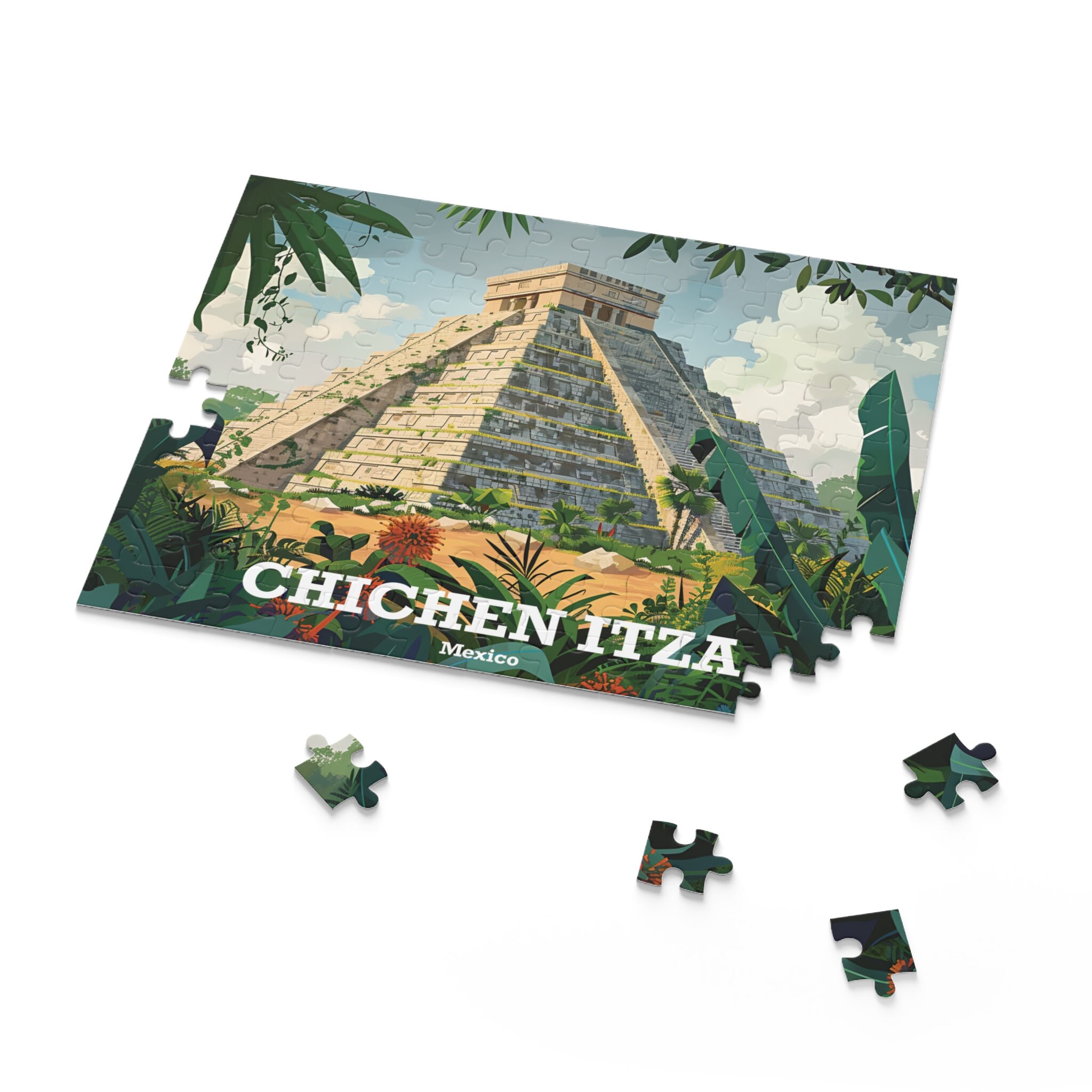 Chichen Itza Mexico World City Travel Jigsaw Puzzle for Adults/teens ...