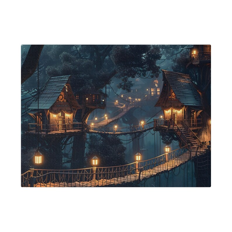 Treehouse Adventure Wall Art Living Room Wall Decor Den Wall Hanging - Etsy