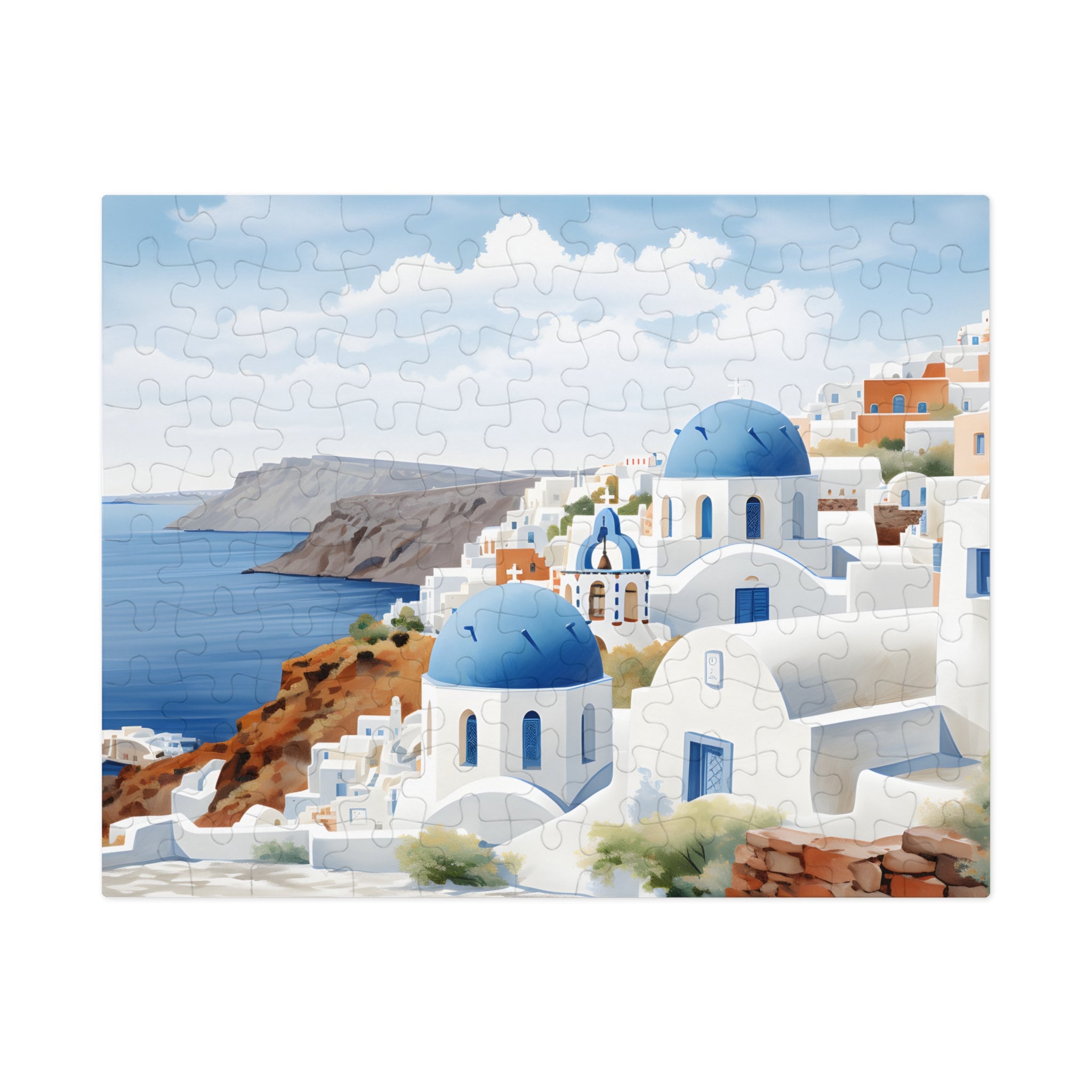 Santorini Greece World City Jigsaw Puzzle for Adult/teens Perfect Gift ...
