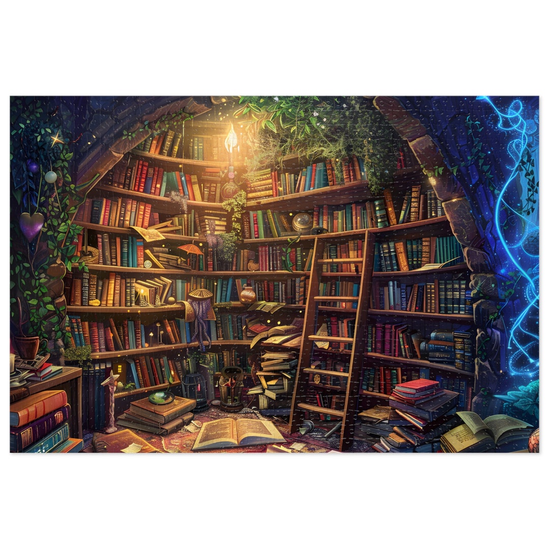 Arcane Library Jigsaw Puzzle for Adult/teens - Perfect Gift for Puzzle ...