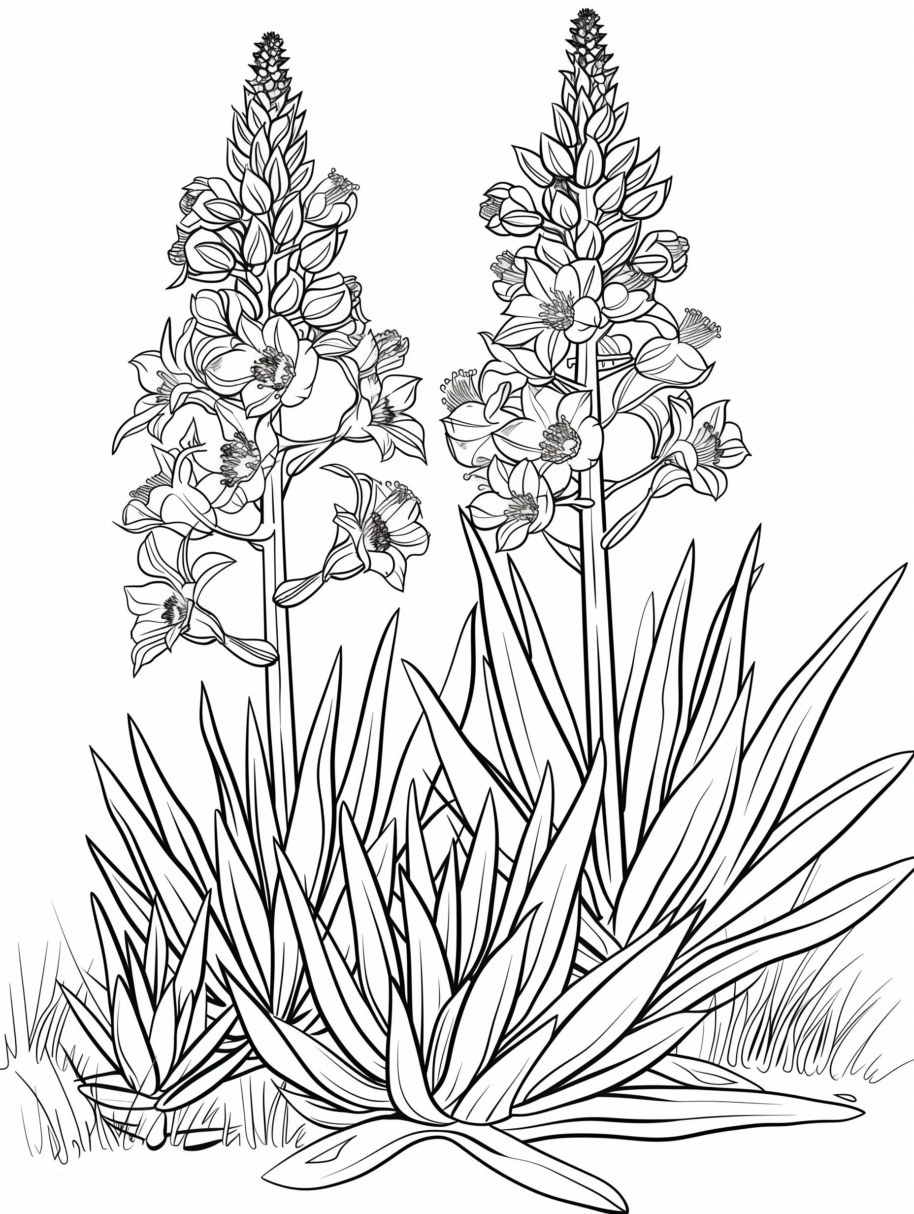 50 Printable State Flower Color Worksheets for Adults and Kids/coloring ...