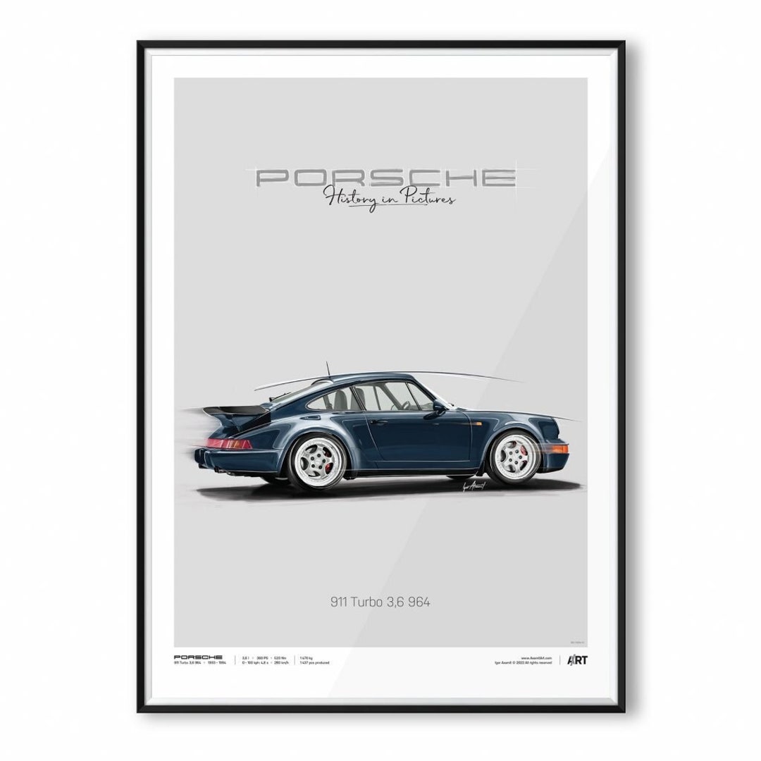 Printable Porshe 911 Poster - Etsy