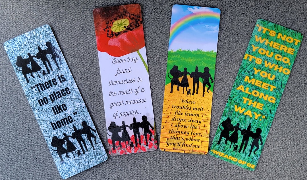 Wizard of Oz Bookmark - Etsy