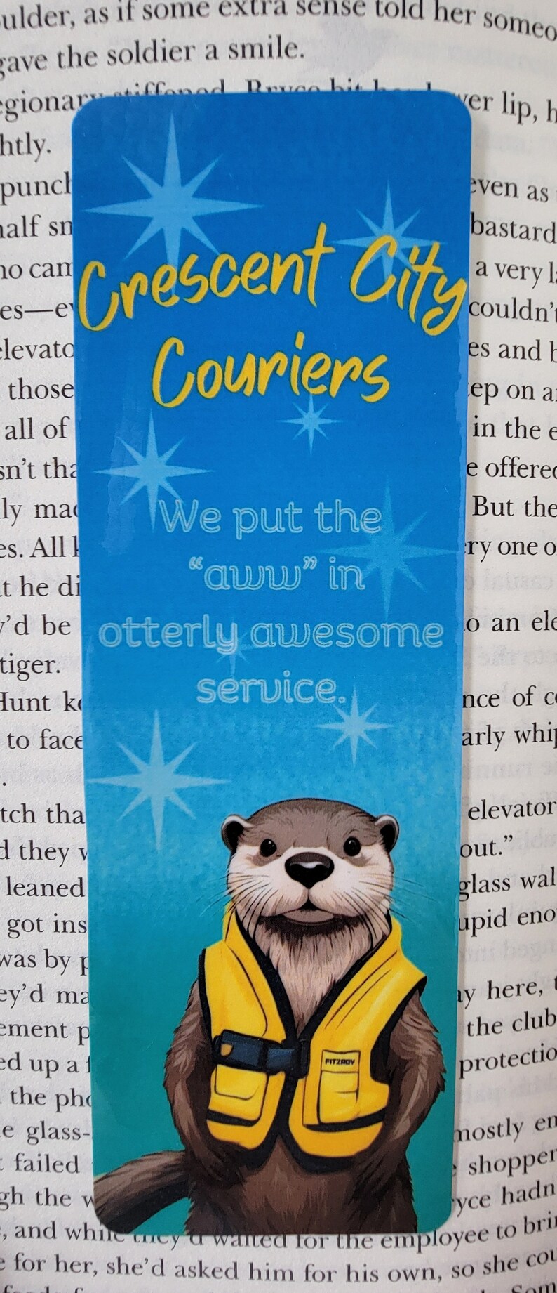 Crescent City Otter Bookmark - Etsy