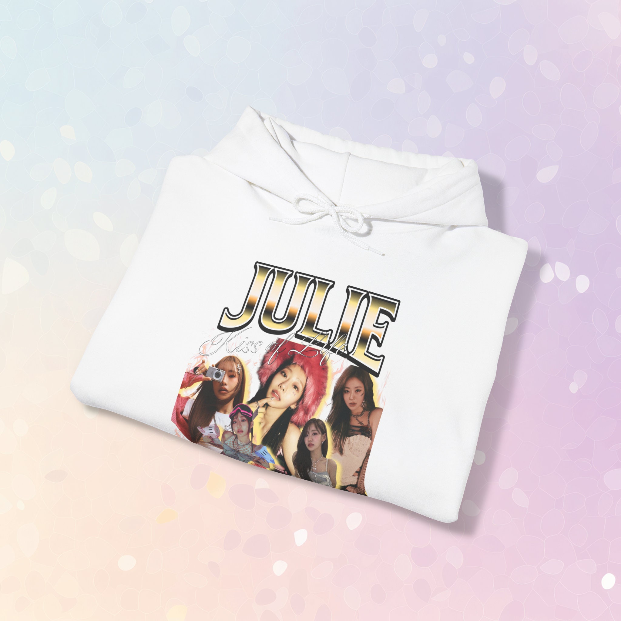 Kiss of Life Julie Retro 90s Bootleg Hoodie Kiss of Life Merch Vintage ...