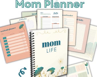 Daily Planner for Busy Moms, Girls Daily Organizer, Daily Planner ...