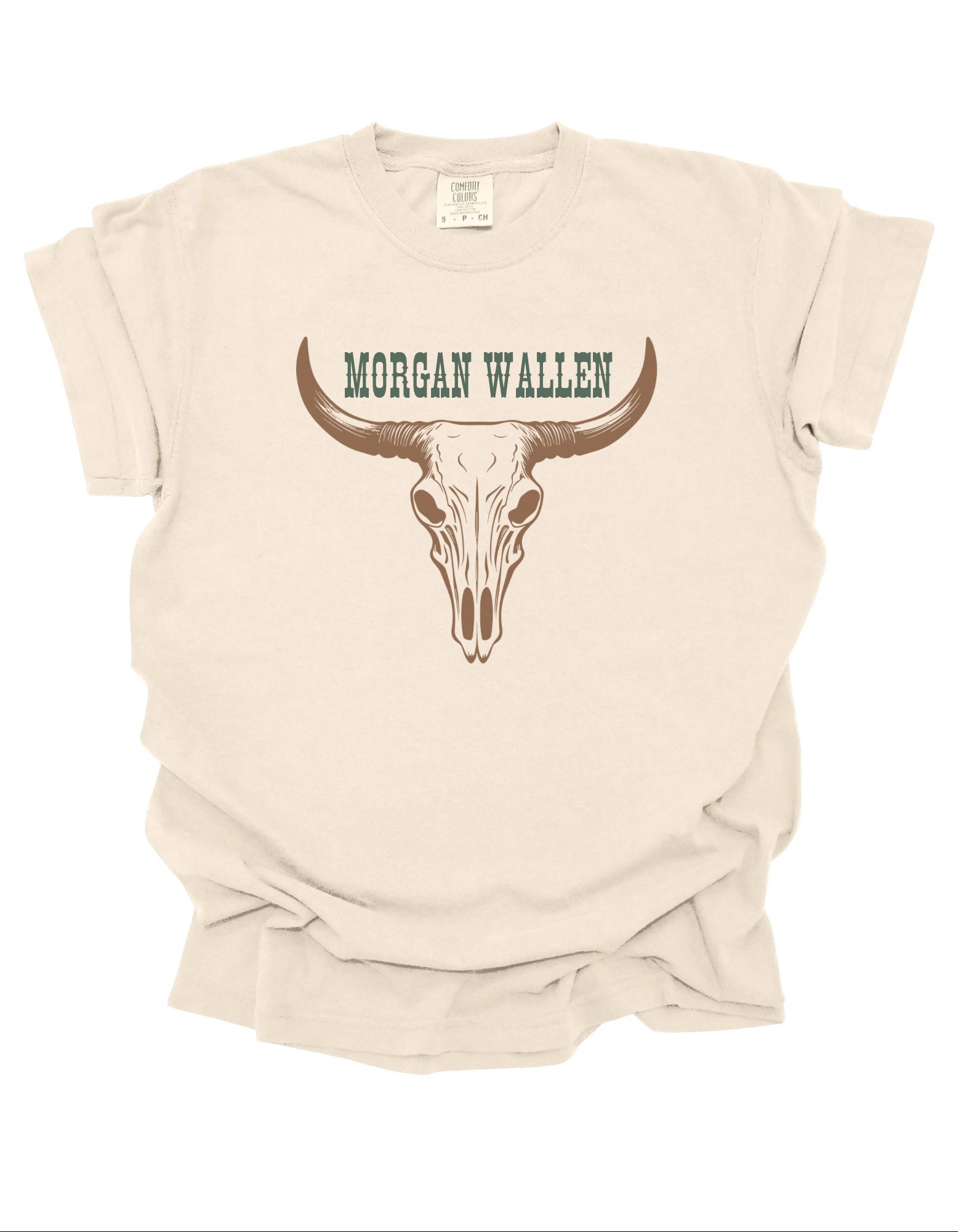Morgan Wallen Graphic T-shirt With Colored Graphics - Etsy