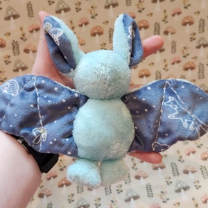 Blue Starry Bat - Etsy